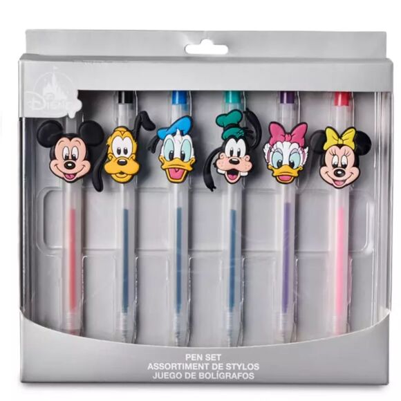 Disney | Office | Disney Parks 223 Mickey Friends 6 Pack Pen Set ...